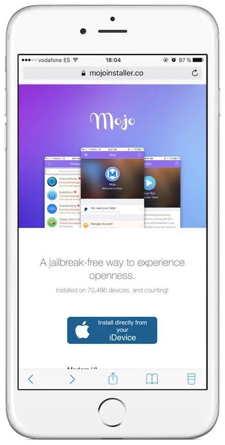 Mojo, la "alternativa" a Cydia sin necesidad de Jailbreak