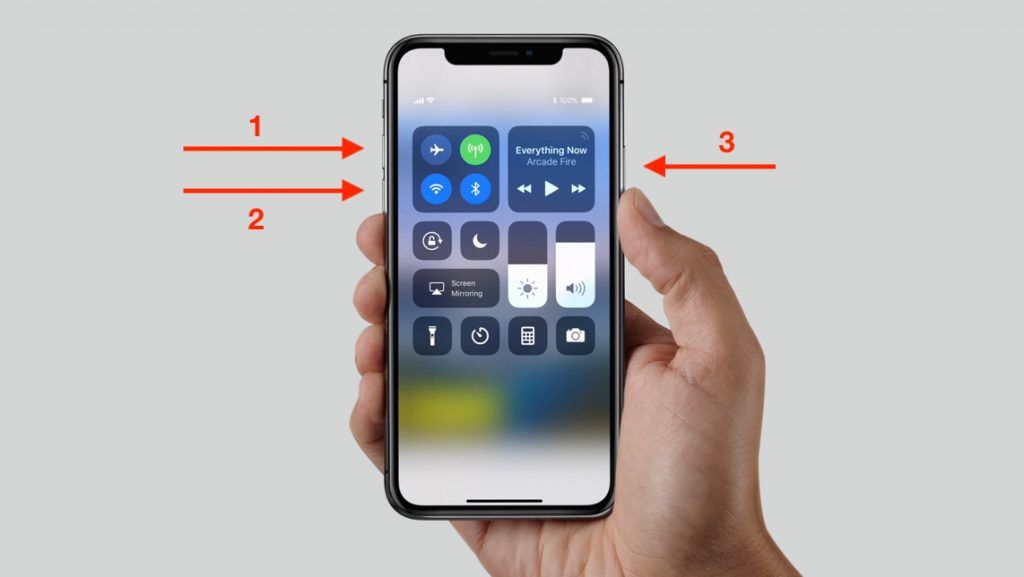 Cómo forzar el reinicio en iPhone X