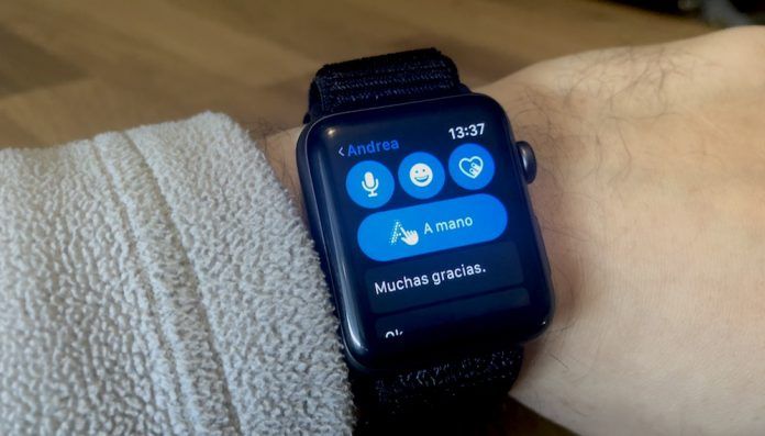 Como escribir texto en Apple Watch