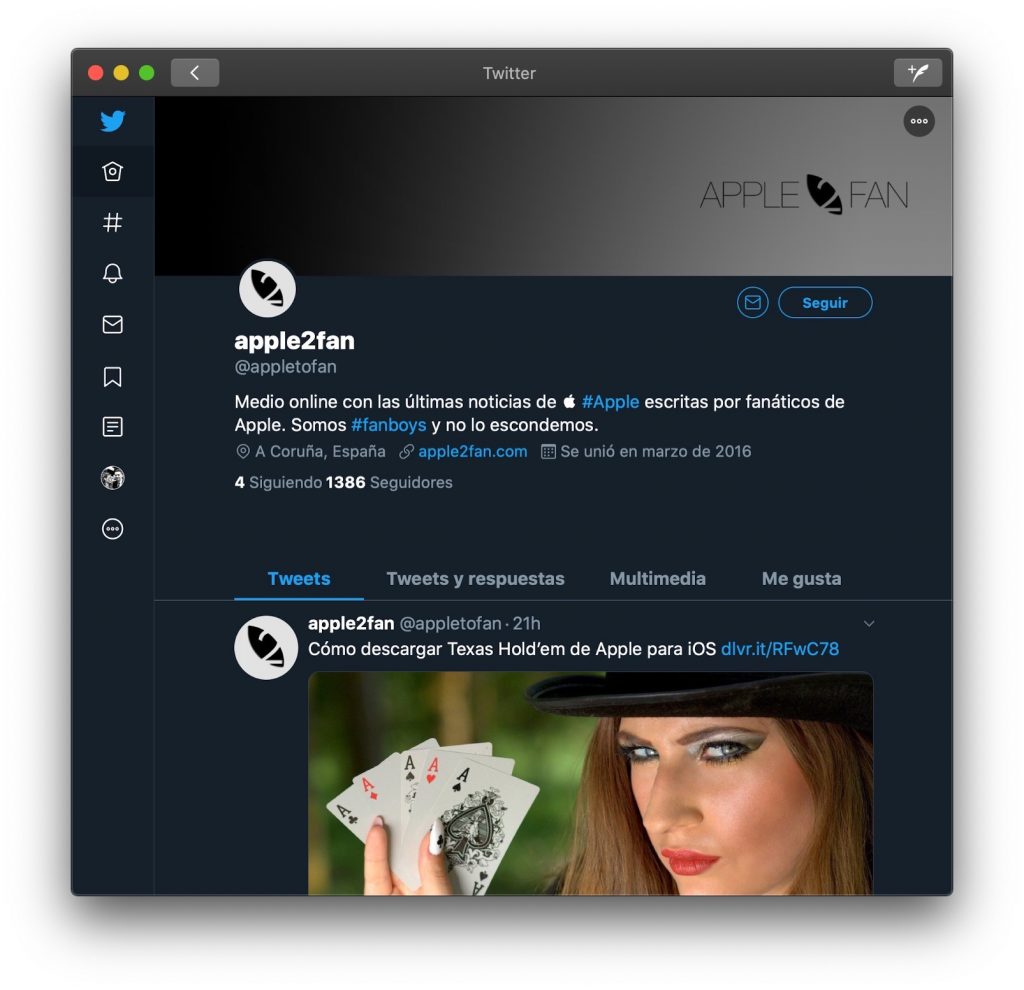Cómo descargar Twitter para macOS